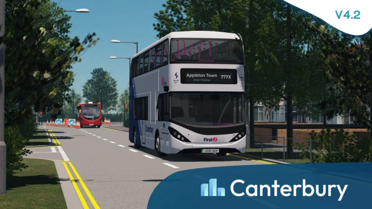 [FASE 1] Simulador de ônibus de Canterbury e Distrito V4.2 - Roblox