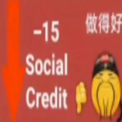 - social credit meme