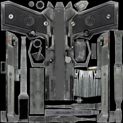 hand gun texture