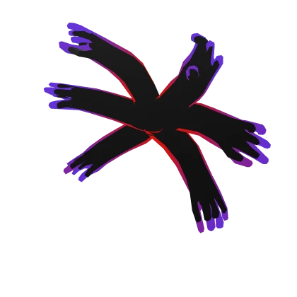 Red & Purple Gradient Multiple Arms | Roblox Item - Rolimon's