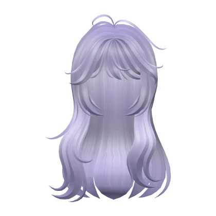 light purple long flowy layered hair | Roblox Item - Rolimon's
