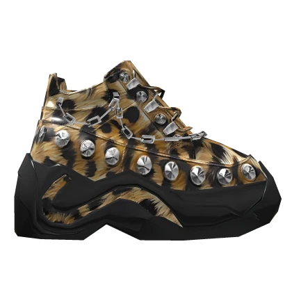 cool black & leopard chunk… - Right Shoe Accessory | Roblox cool black & leopard chunk… - Right Shoe Accessory | Roblox