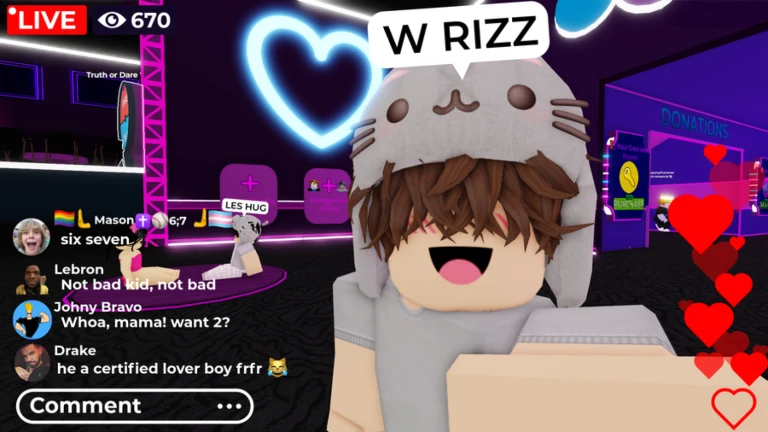 Juego de rol de Boys and Girls Hangout Club - Roblox