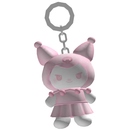 Cute Pink kawaii Kuromi Keychain | Roblox Item - Rolimon's