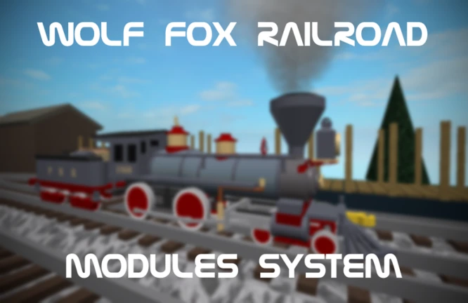 Wolf Fox Railroad: Módulos em escala RO - Roblox
