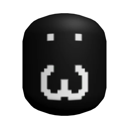 VHS Font :3 Face (BLACK) | Roblox Item - Rolimon's
