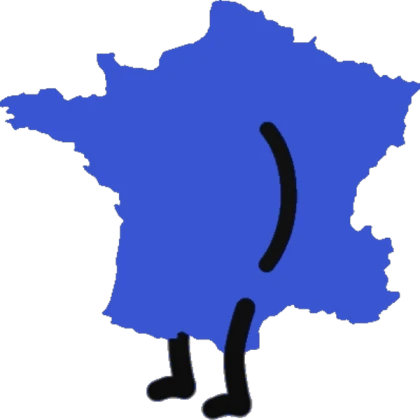 France Map Oversimplified