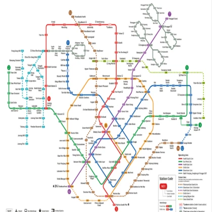 Singapore MRT Map