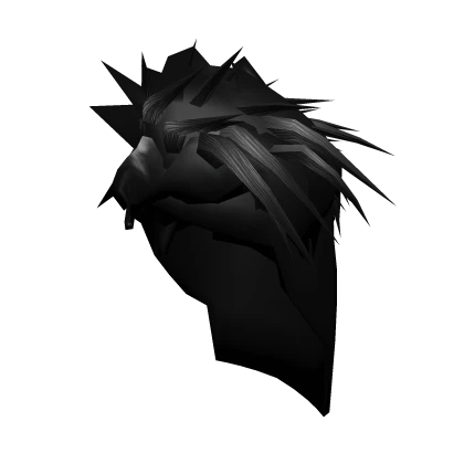 Slender & CNP OG Hair Combo in Black with Texture | Roblox Item - Rolimon's