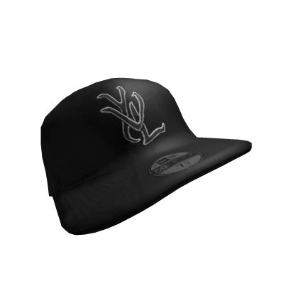 Carti YVL Black Fitted Hat (Tilted) | Roblox Item - Rolimon's
