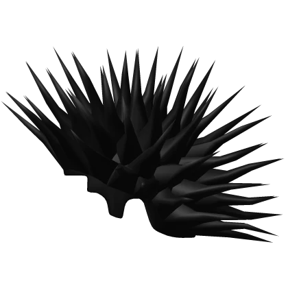 punk messy liberty spikes black hair | Roblox Item - Rolimon's