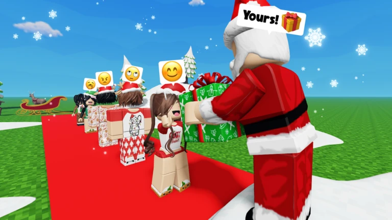 Línea de regalos de Santa - Roblox