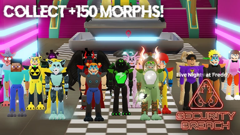 ( UPDATE) FNAF Security Breach Morphs - Roblox