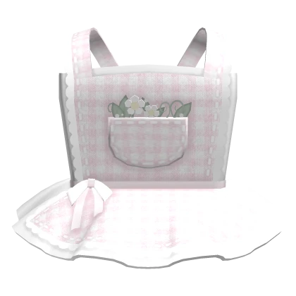 Pink Summer Gardening Apron | Roblox Item - Rolimon's