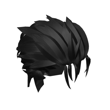 Black Anime Fade Hair | Roblox Item - Rolimon's