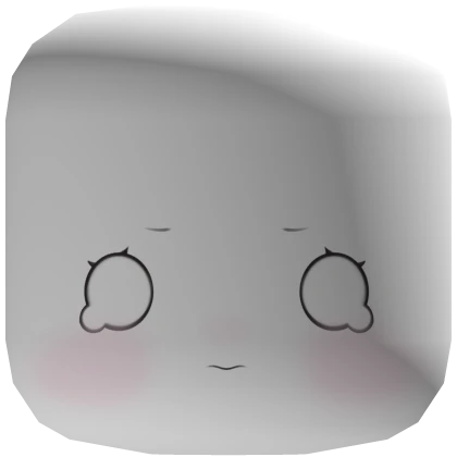 blank face expression anime