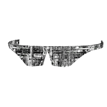 Black VHS Glitch Shades [Animated] | Roblox Item - Rolimon's