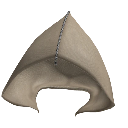 Hushed Zipper Beige Hood Hat | Roblox Item - Rolimon's