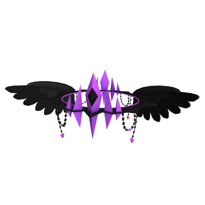 Black and Purple Fallen Angel Halo | Roblox Item - Rolimon's