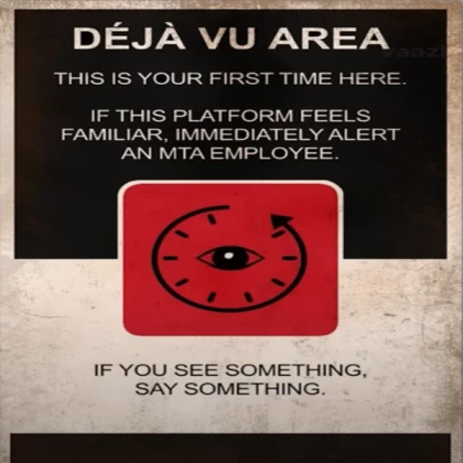 Deja Vu AREA POSTER
