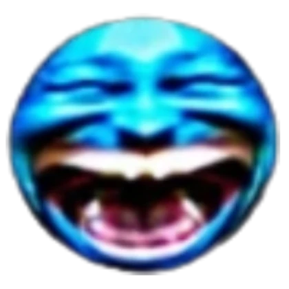 Blue Emoji Cursed
