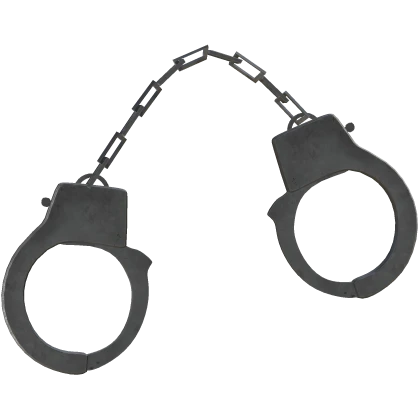 ノ꒰ Mouth Hanging Handcuffs in Grey ꒱ | Roblox Item - Rolimon's