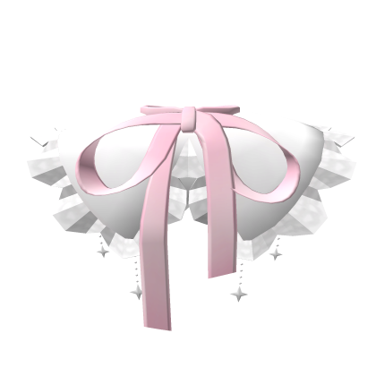 Áo choàng cổ Ribbon màu hồng - Roblox
