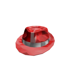 Red Sparkle Time Fedora