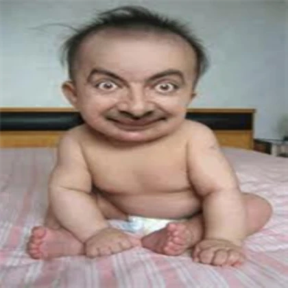 Mr Bean As A Baby