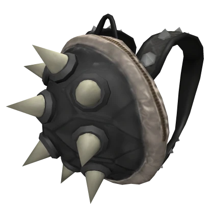 bowser shell backpack black