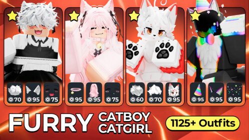 [1125+] Furry&Catboy-Catgirl Roupas e Roupas - Roblox