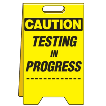 Work In Progress Sign