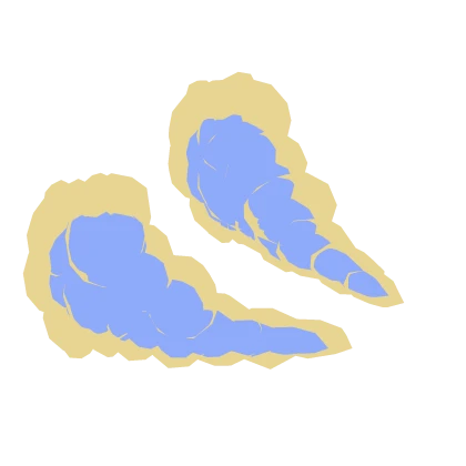 Anime Dust Cloud DBZ (Blue Yellow) | Roblox Item - Rolimon's