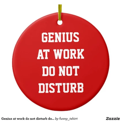 Do Not Disturb. Genius At Work.