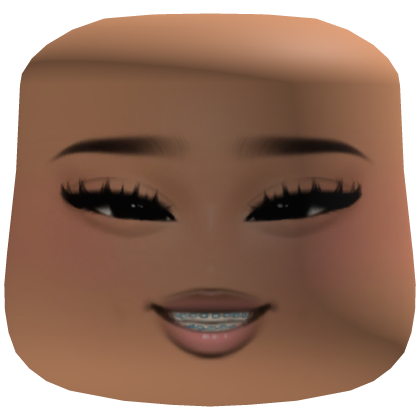 Makeup kawat gigi lucu yang tersenyum - Roblox