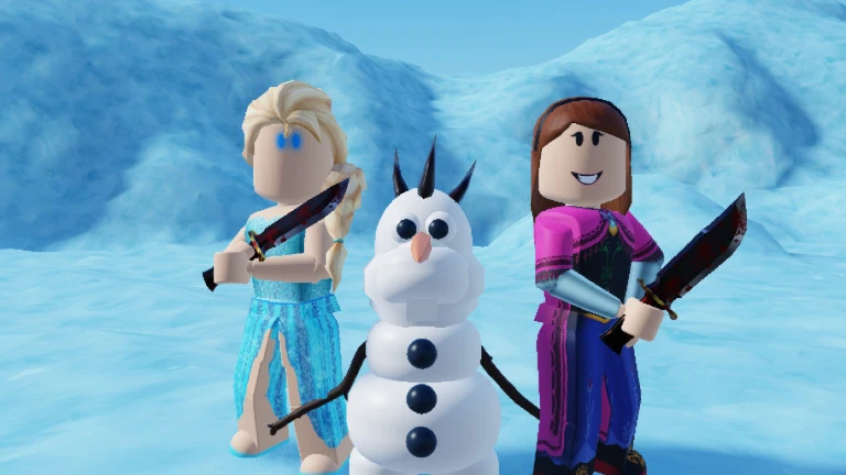 Sobrevivência The Killer Elsa Anna Olaf Figura - Roblox