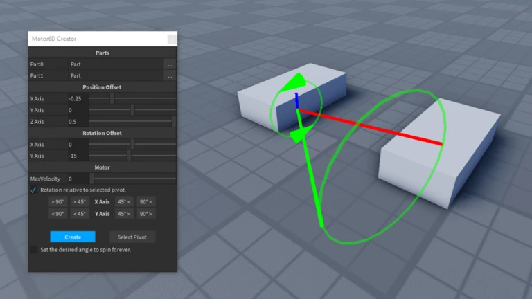 Nexus Motor6D Creator