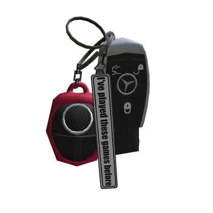 Rercedes Sports Car Keys w/ Squid Game KeyChains | Roblox Item - Rolimon's