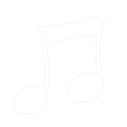 Music Note White