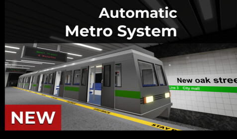 [Line 3] automatic metro/subway system - Roblox