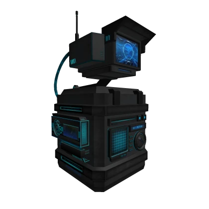 PC Shoulder Right Blocky (Neon Blue) | Roblox Item - Rolimon's