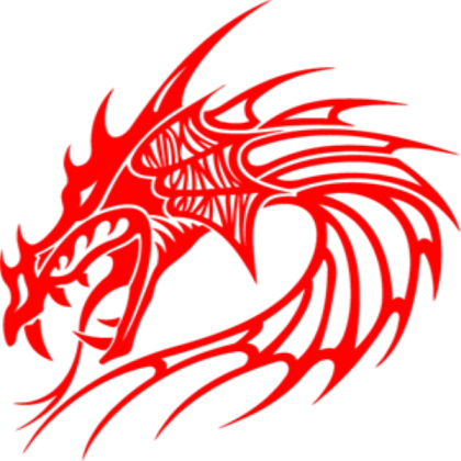 Dragon Logo Blox Fruits