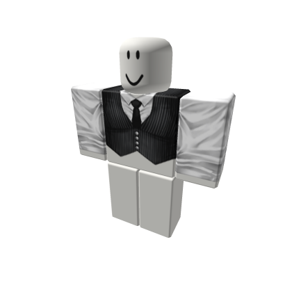 Mafia Pinstripe Black Vest Tie [+] - Roblox