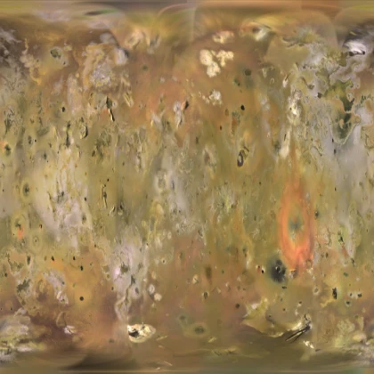 Io surface map
