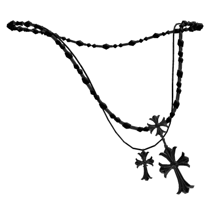 Dual Layered Cross Necklace v2 | Roblox Item - Rolimon's