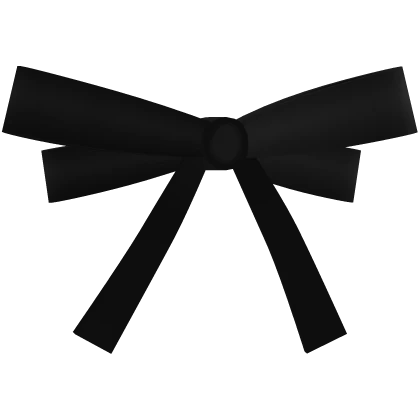 cute black ribbon | Roblox Item - Rolimon's