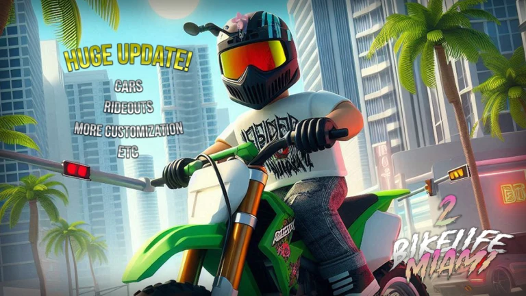 [HUGE UPDATE🔥] Bikelife Miami 2 | Roblox Game - Rolimon's