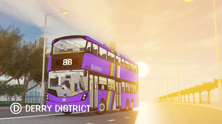 Derry District - The Bus Driving Game 德里鎮 - Roblox