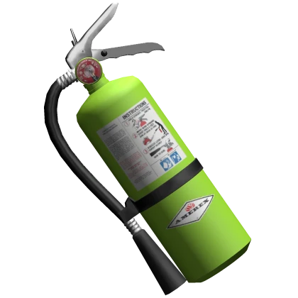 Green Scene Fire Extinguisher | Roblox Item - Rolimon's