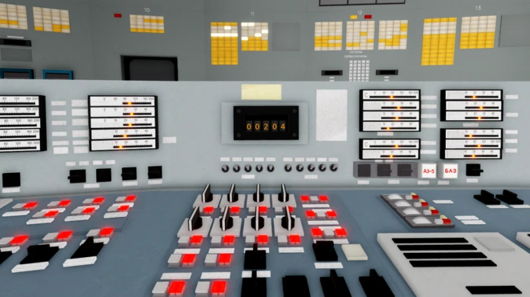 原子力発電所(ChernobylNPP)第4コントロールルーム - Roblox